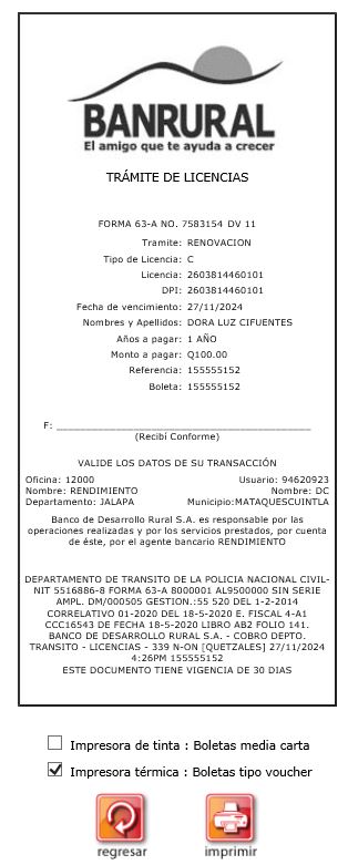 Gestiones Maycom en Caja Banrural